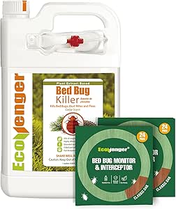 Amazon.com: EcoVenger Bed Bug Control Kit - 1Gal Spray and 48 Ct Glue ...