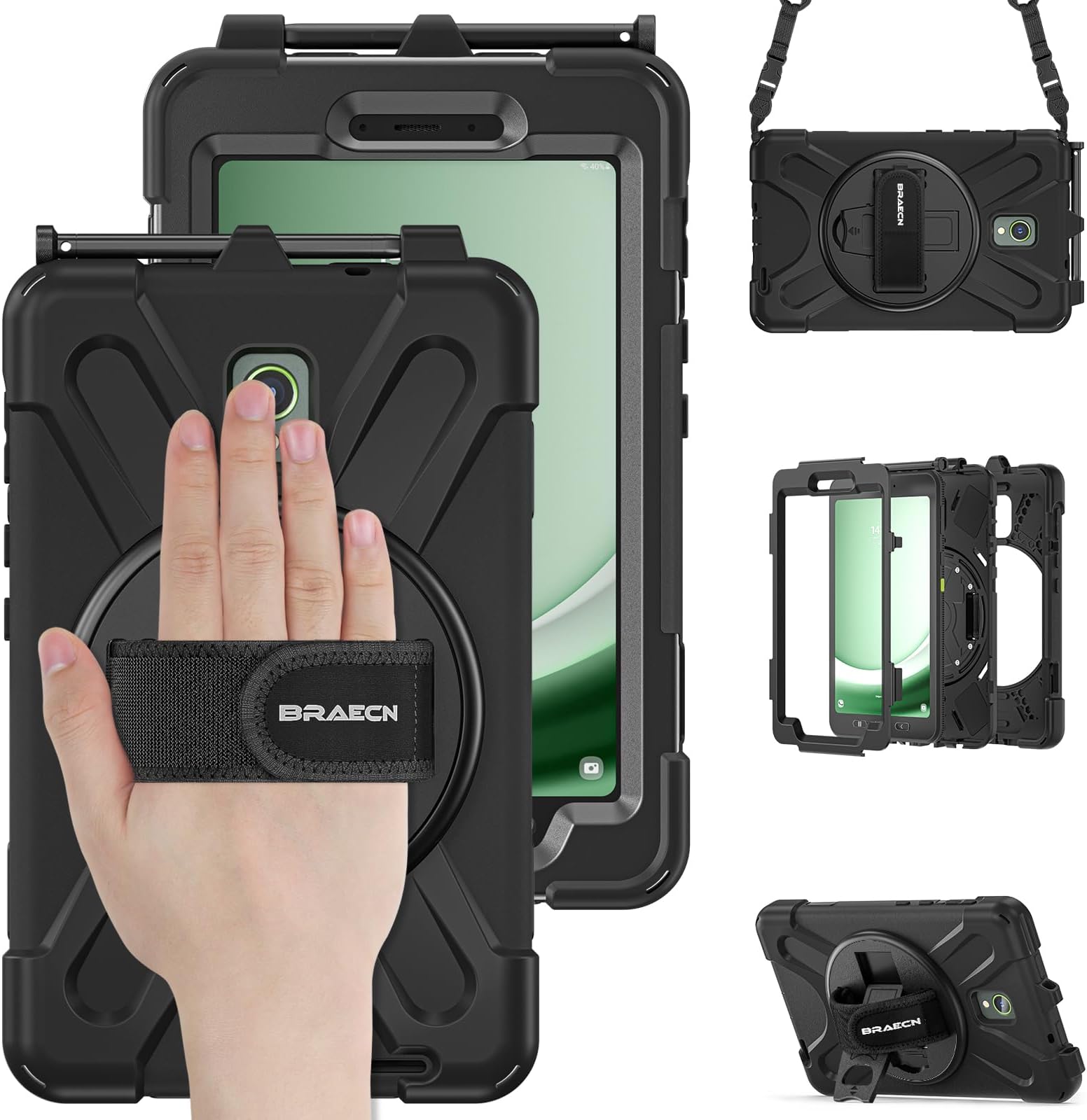 Amazon.com: BRAECN for Samsung Galaxy Tab Active 5/Active 3 8”Case ...