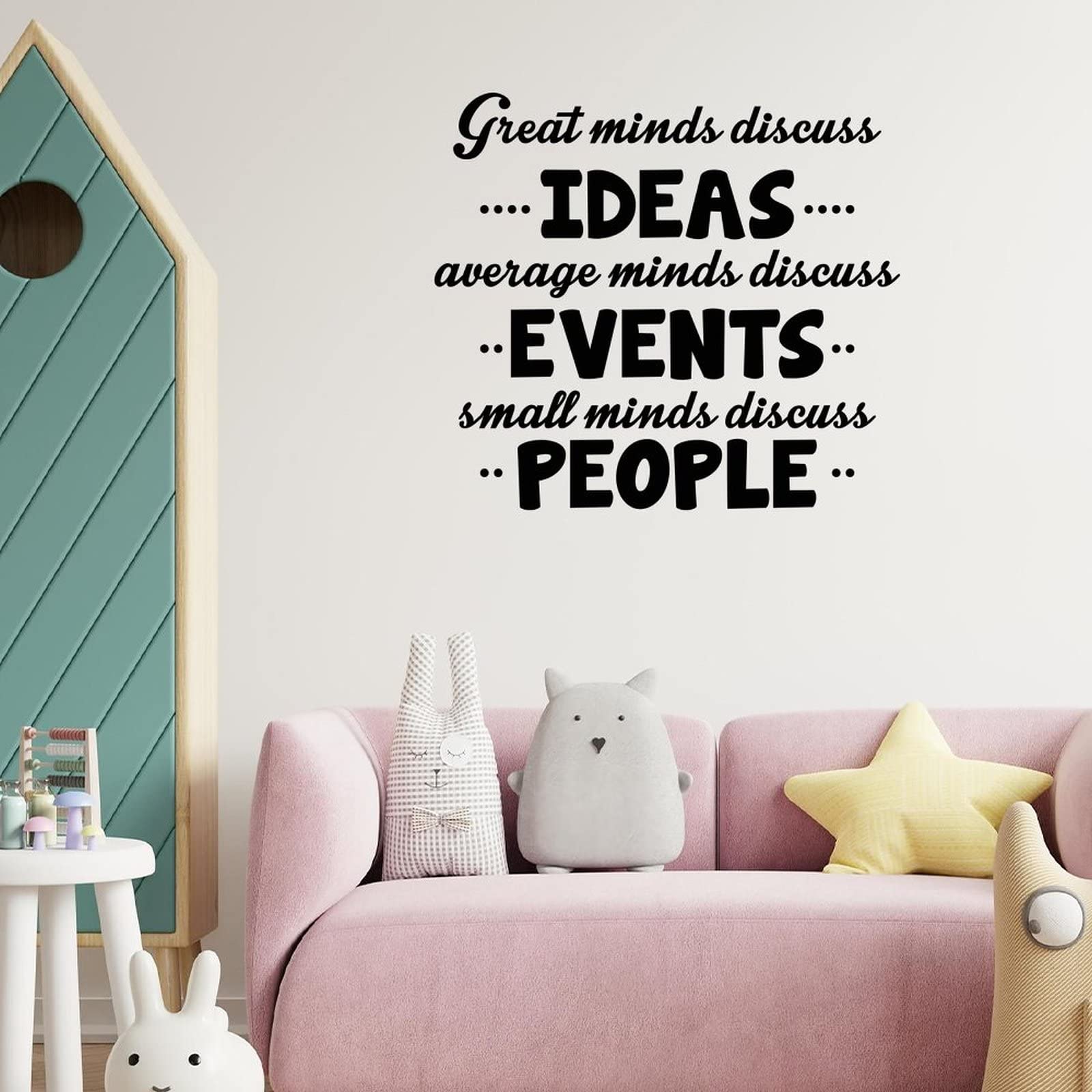 Great Minds Discuss Ideas Wallpaper