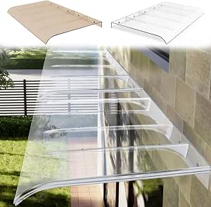 Amazon.com: Rain Snow Canopy Protection for Outside Window Awning ...