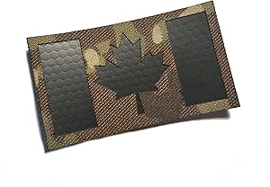 Amazon.com: Canadian 3.5x2 Inch Infrared Reflective Multicam IR Flag ...