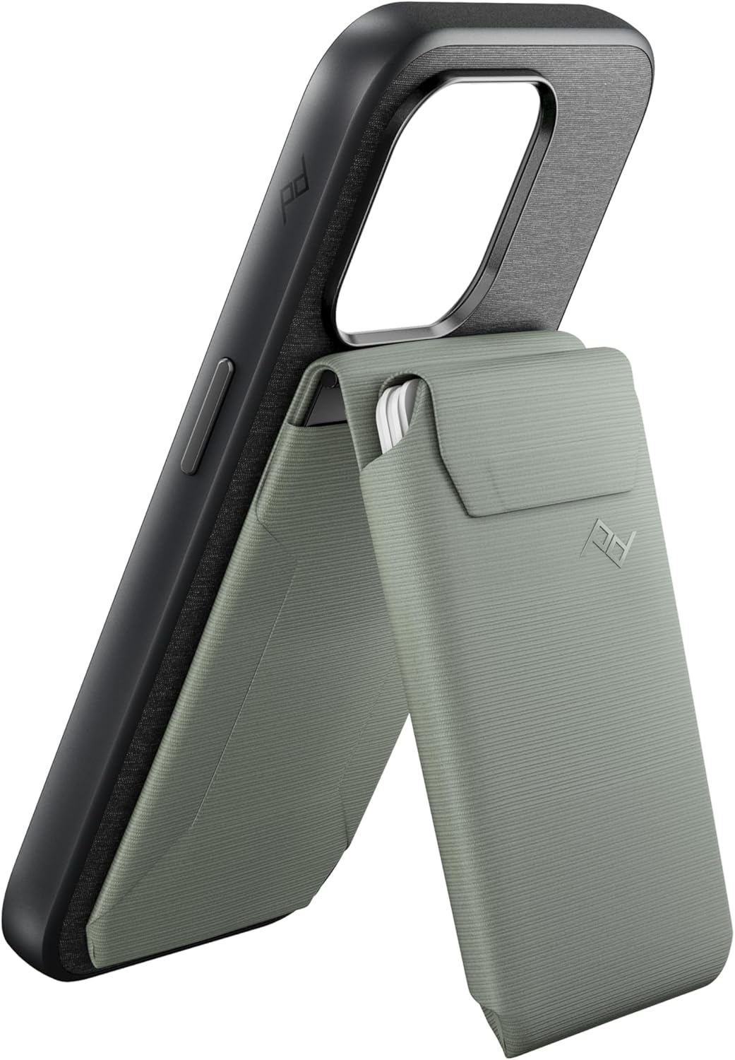 Amazon.com: Peak Design Mobile Stand Wallet, Sage, Slim Profile, On ...
