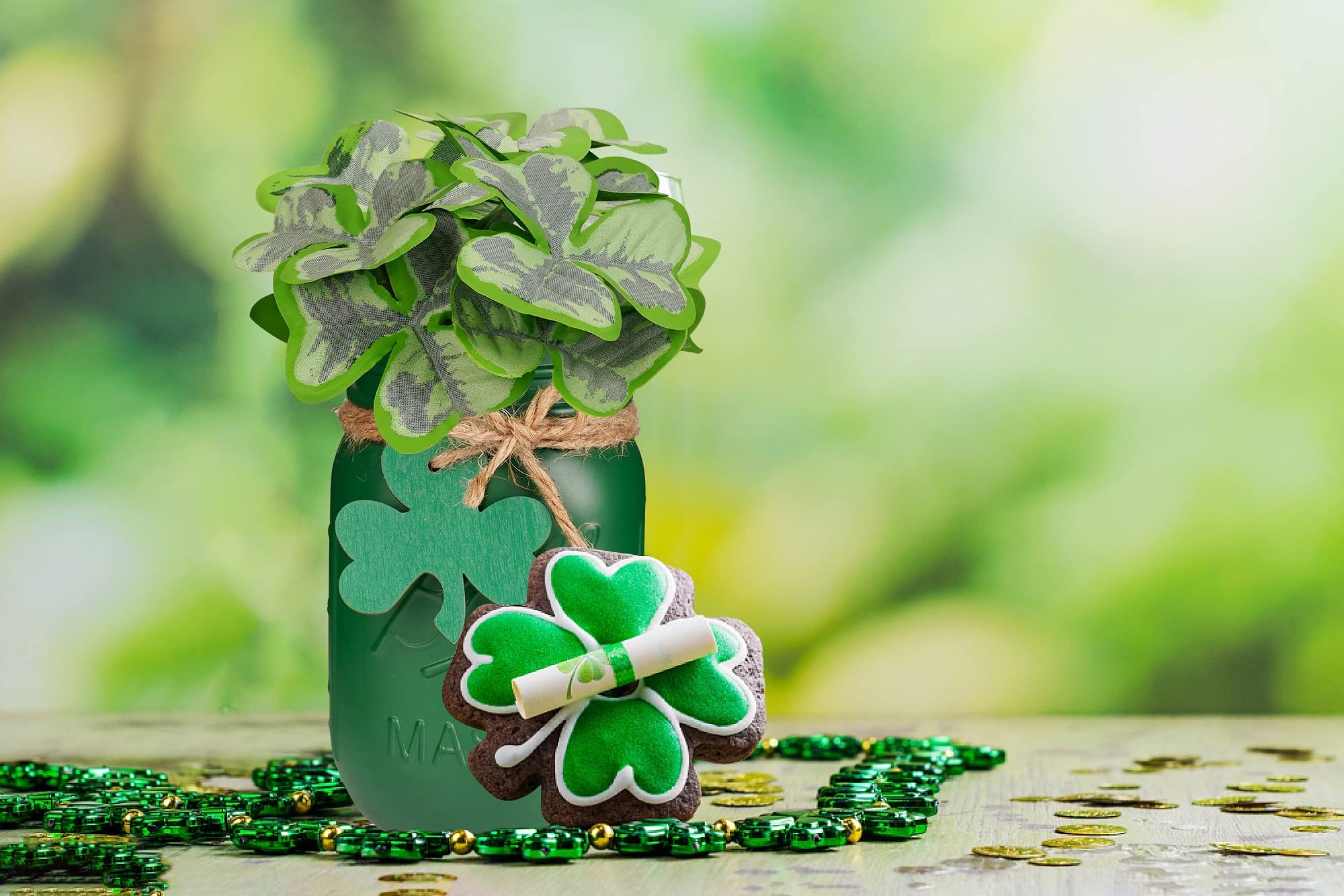 Snapklik.com : St Patricks Day Decorations, Farmhouse Spring Table ...
