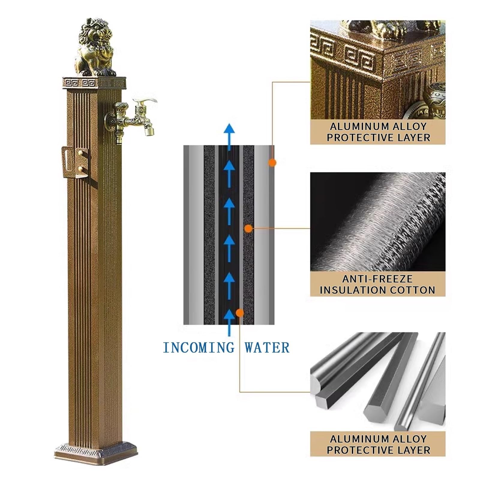 Wolverine Brass Outdoor Faucet Freeze Proof Wolverine Brass