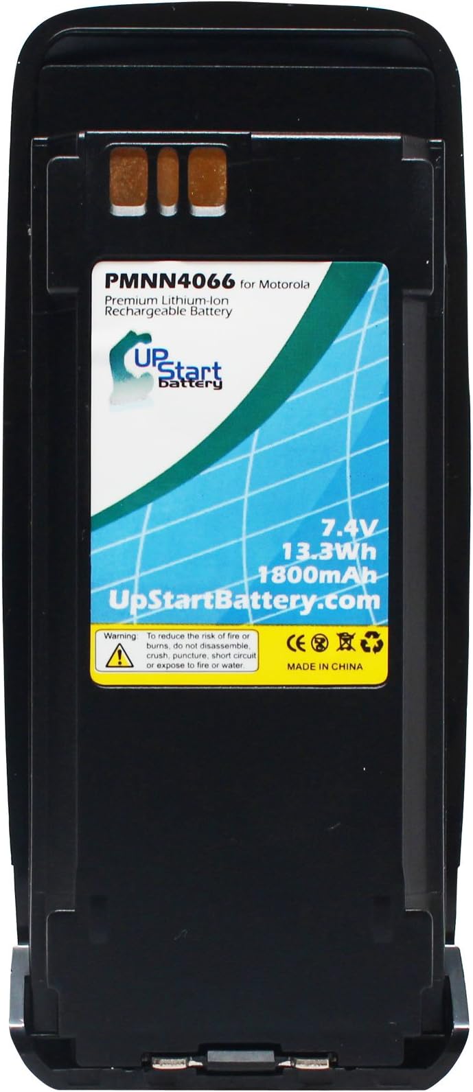 Motorola MotoTRBO XPR6550 Battery Replacement with Clip - for Motorola ...