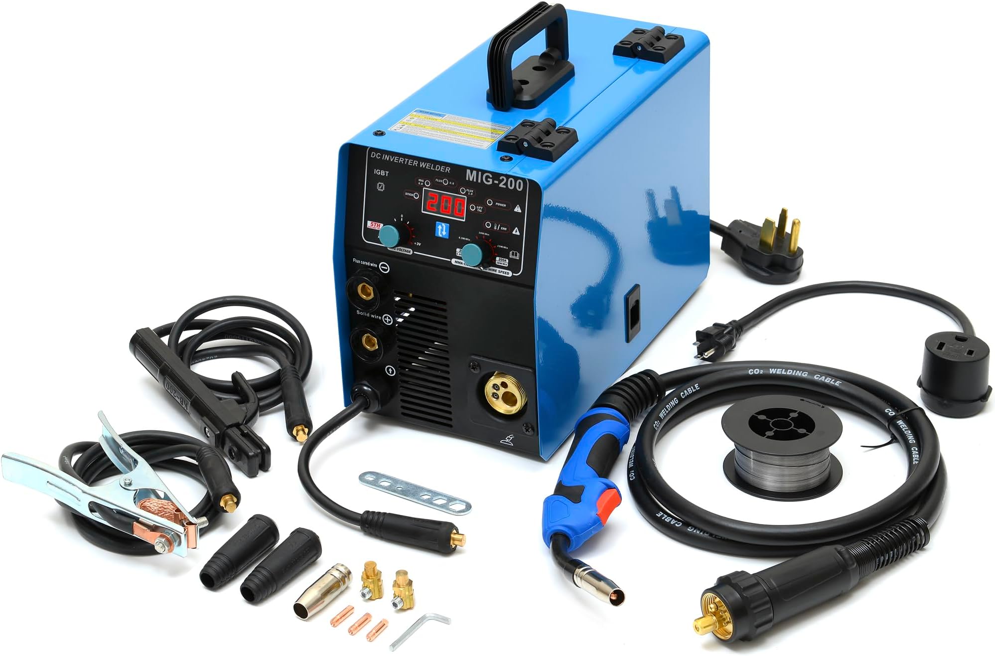 Soldador Tig, Máquina de soldadura portátil TIG/Arc/Stick de 200 Amp HF ...