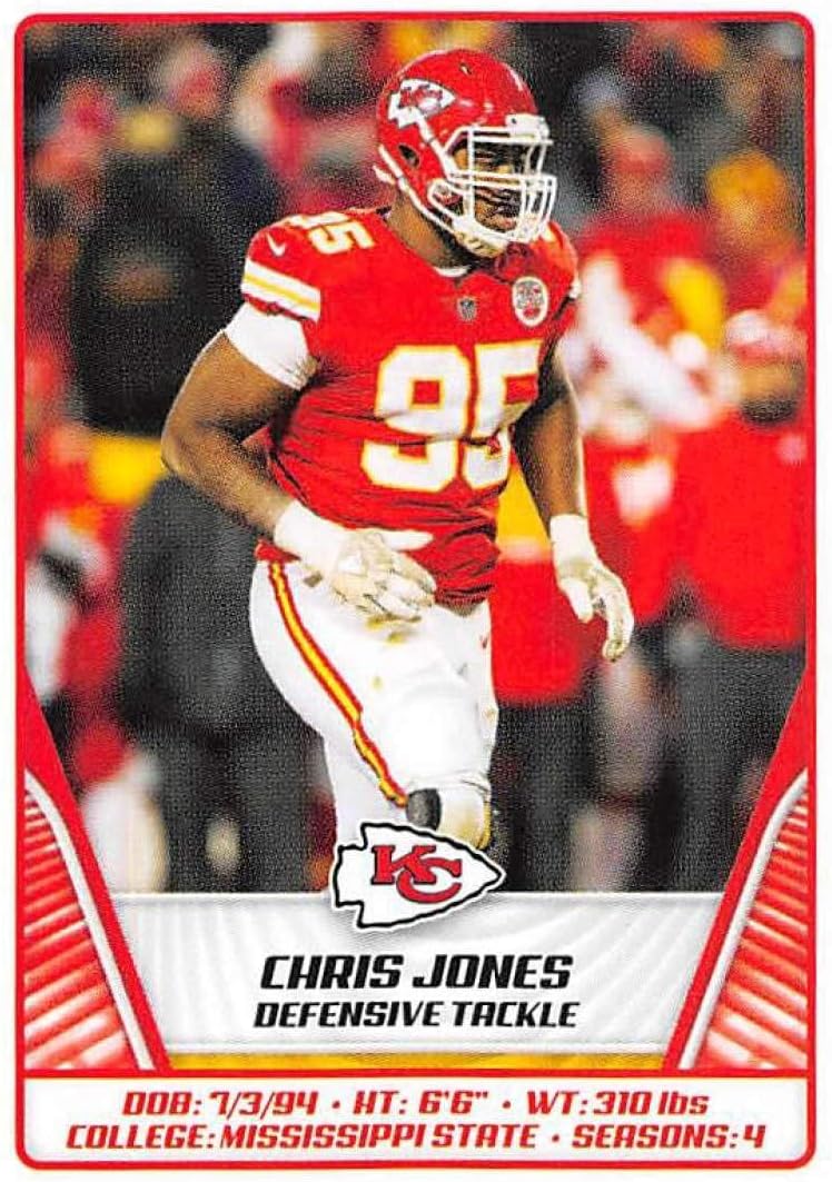Amazon.com: 2019 NFL Stickers Collection #249 Chris Jones Kansas City ...