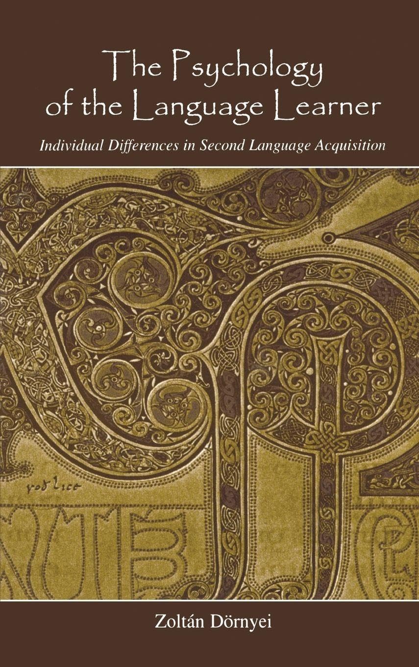Amazon.com: The Psychology of the Language Learner: Individual ...