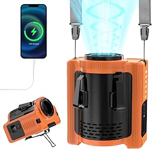 MERTTURM Portable Rechargeable Powerful Waist Clip On Fan(22H Cooling ...