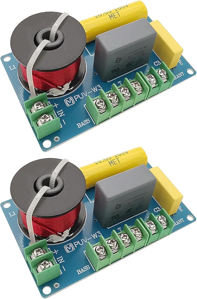 3 Way Speaker Crossover, PUV-W3 200W Passive Crossover for HiFi Home ...