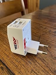 Amazon.com: Premium US to Italy Power Adapter Plug (Type L, 3 Pack ...