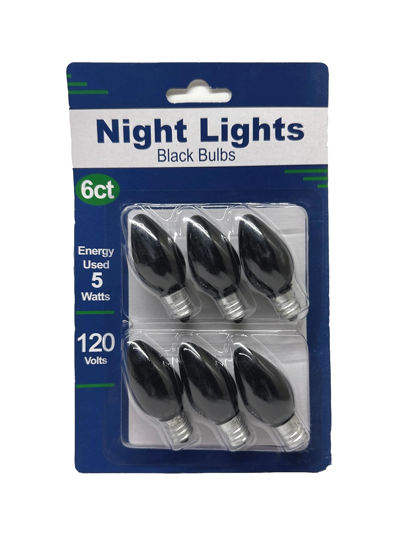 UI PRO TOOLS Black Color Night Light Bulb 6PC - Amazon.com