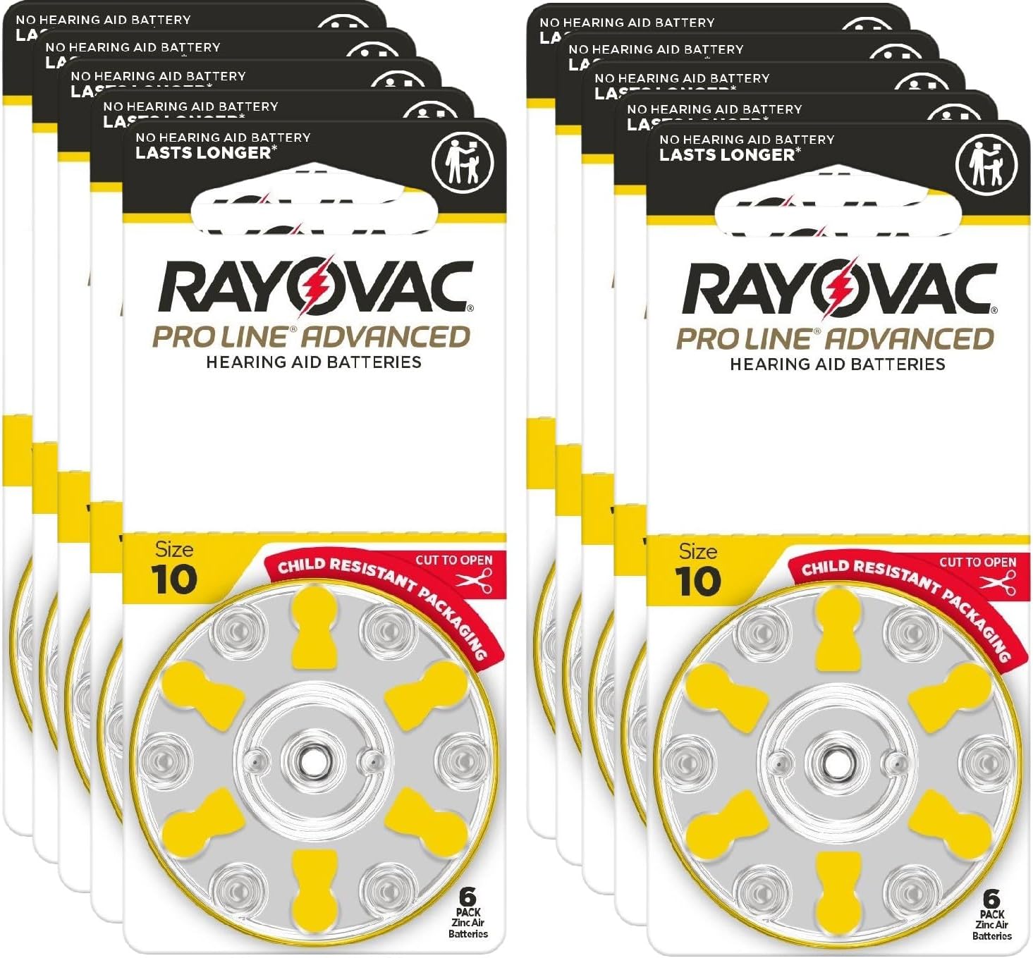 Amazon.com: Rayovac Proline Advanced Hearing Aid Batteries | Size 10 ...