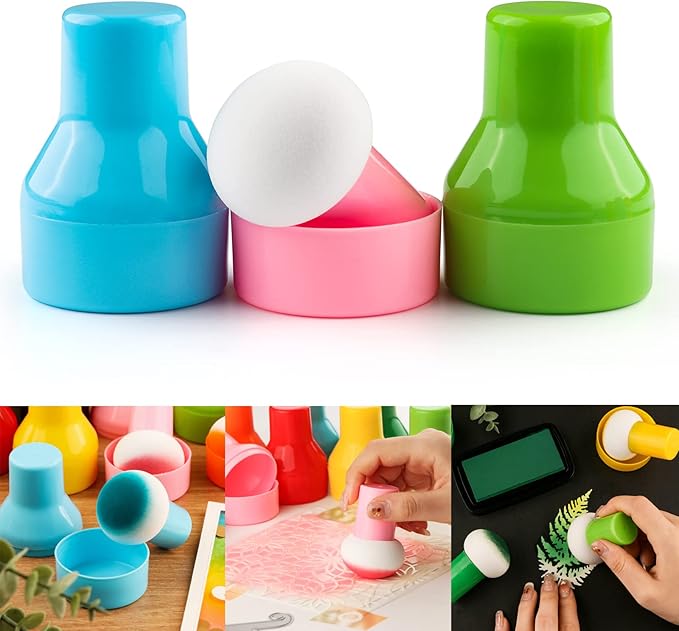 Amazon.com: 3PCS / Sets Ink Applicator with Storage Cases,Paper ...