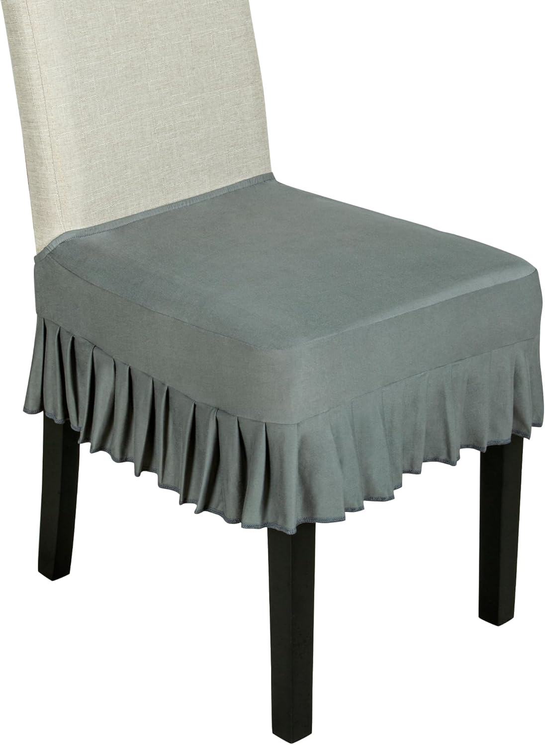 Amazon.com: CZL Chair Covers for Dining Chairs with Skirt, Stretch ...