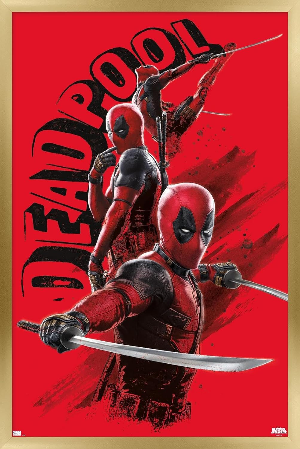 Amazon.com: Trends International Marvel Deadpool & Wolverine - Deadpool ...