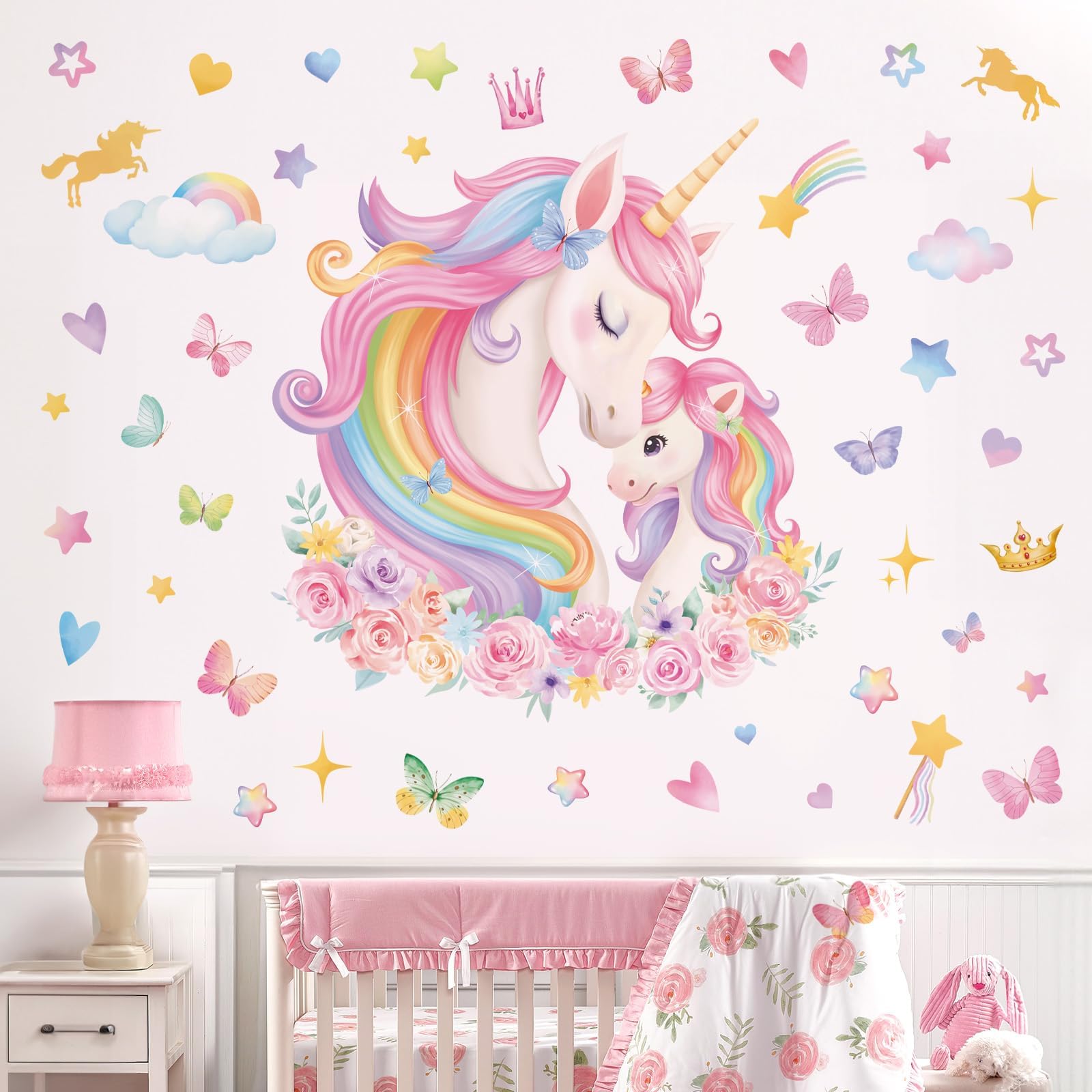 Amazon.com: Glow in The Dark Stars, Glowing Unicorn Sets with Castle ...