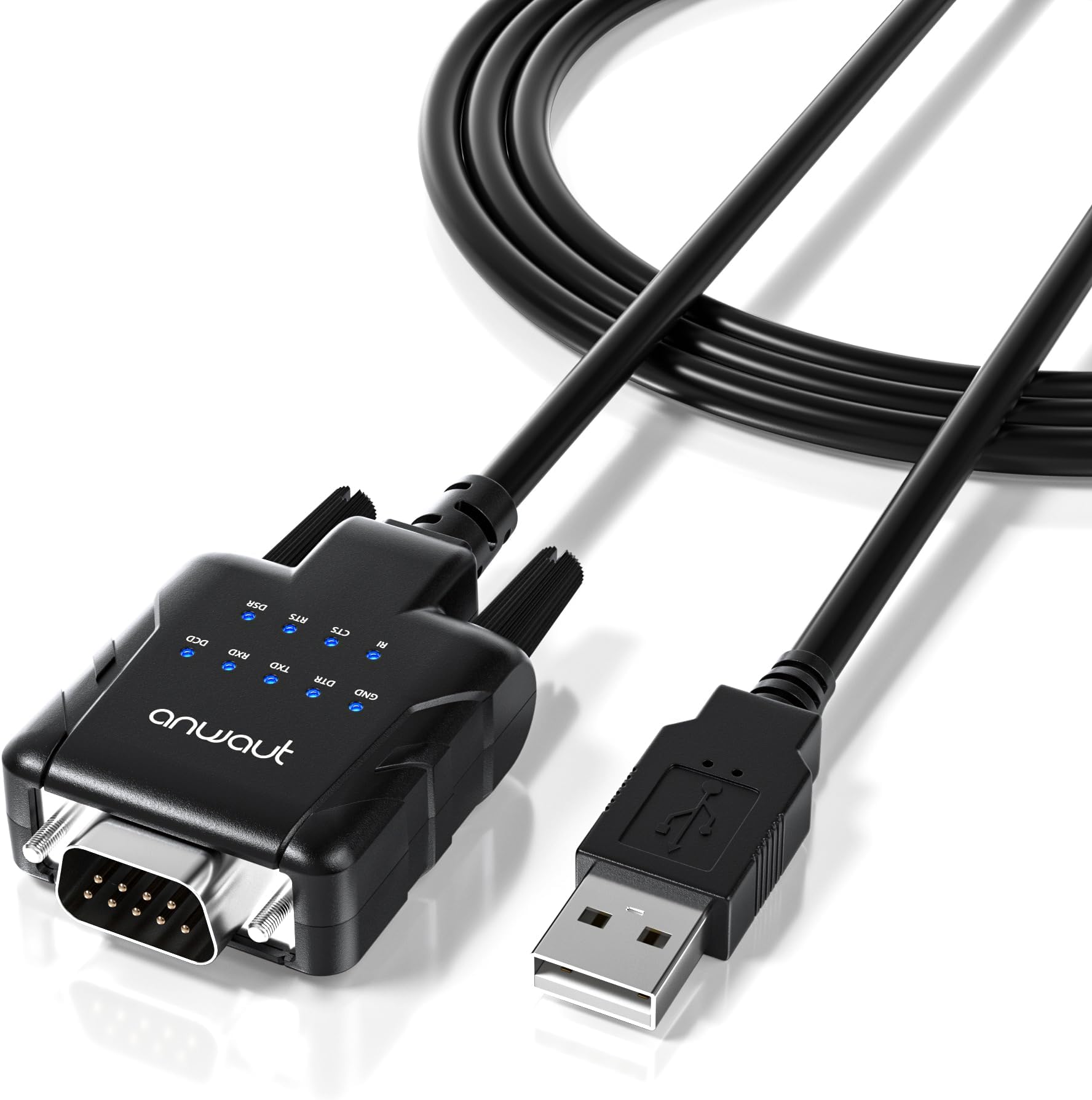 Amazon.com: DriverGenius USB-C to Serial RS232 DB9 Adapter with 9 x ...