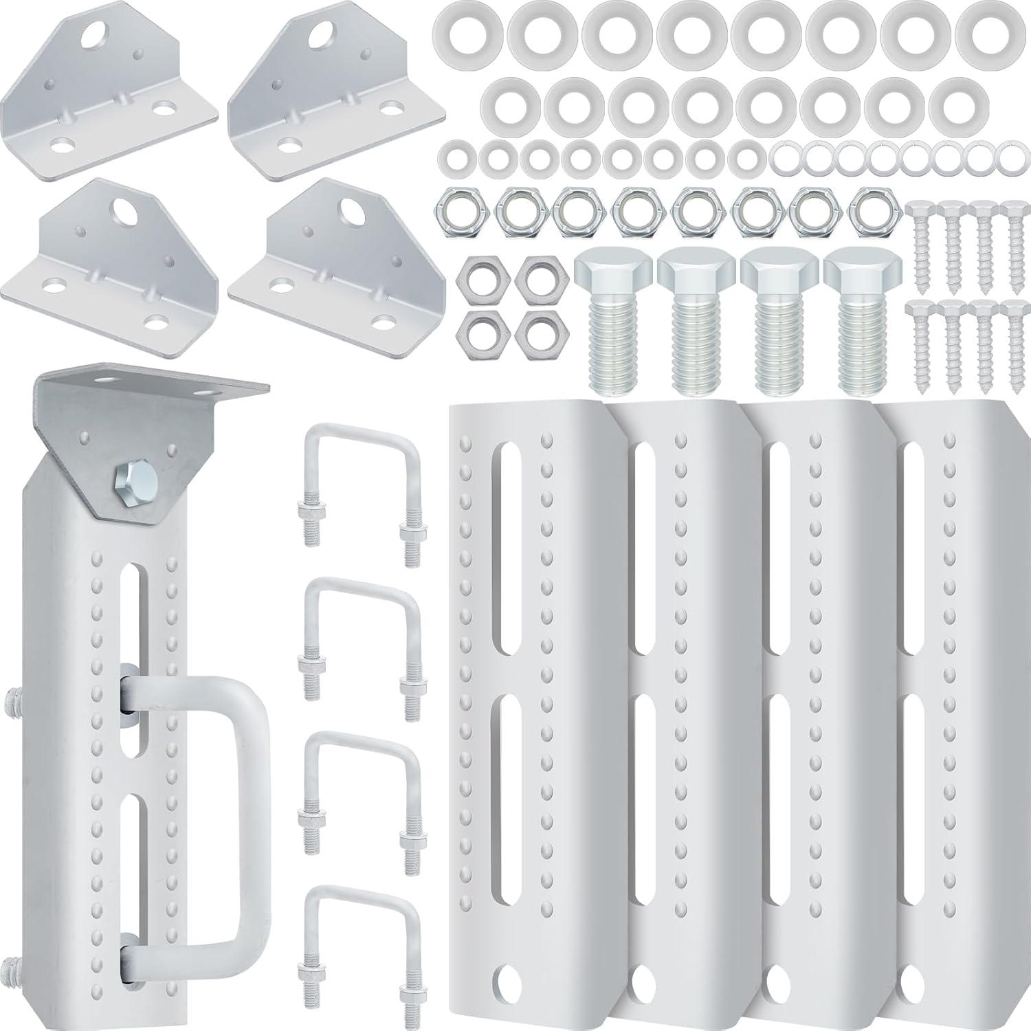 Amazon.com : Tandefio 4 Set 8" Bunk Bracket Kit Galvanized Swivel Top ...