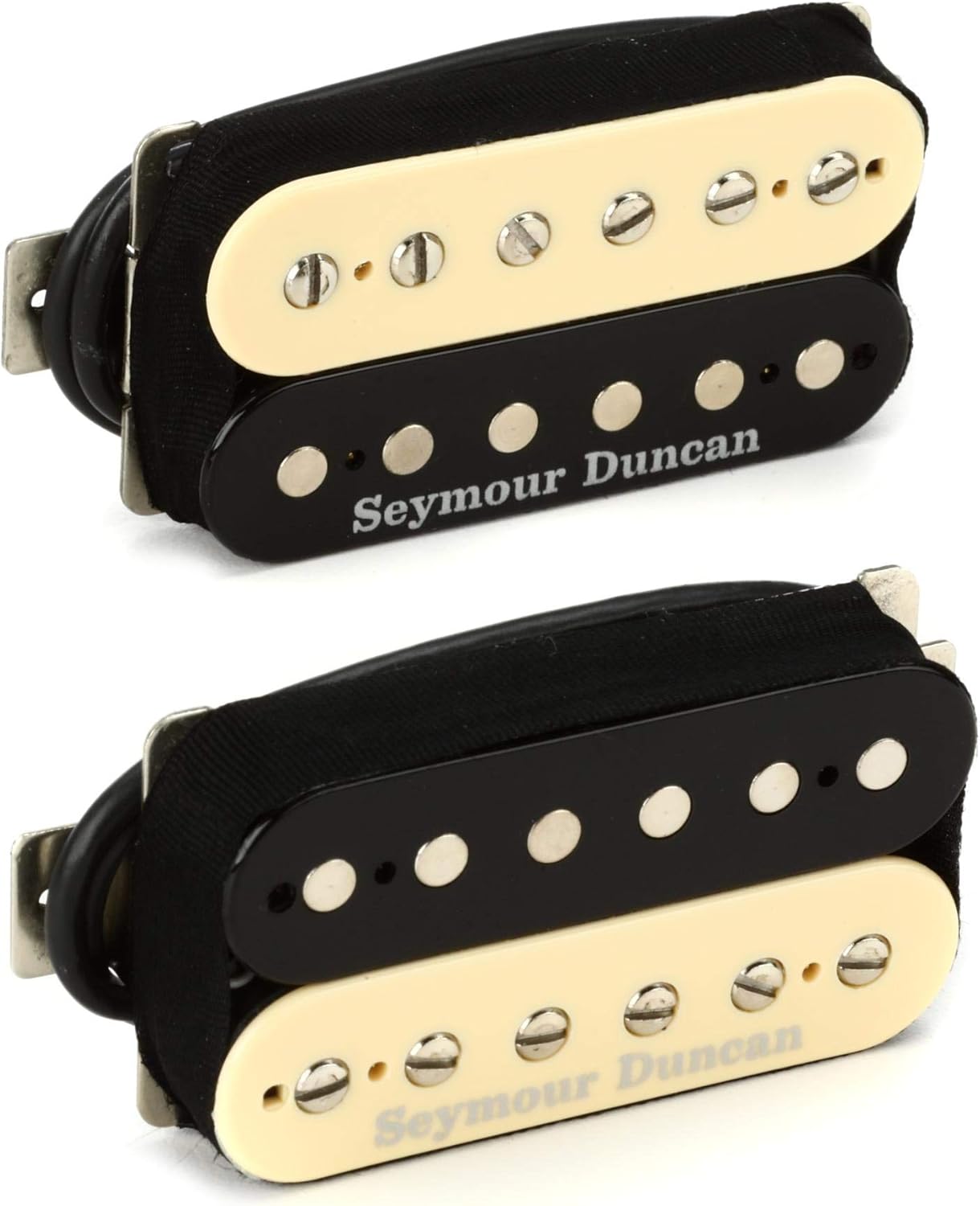 Amazon.com: Seymour Duncan Pearly Gates Set Zebra Electric Guitar ...