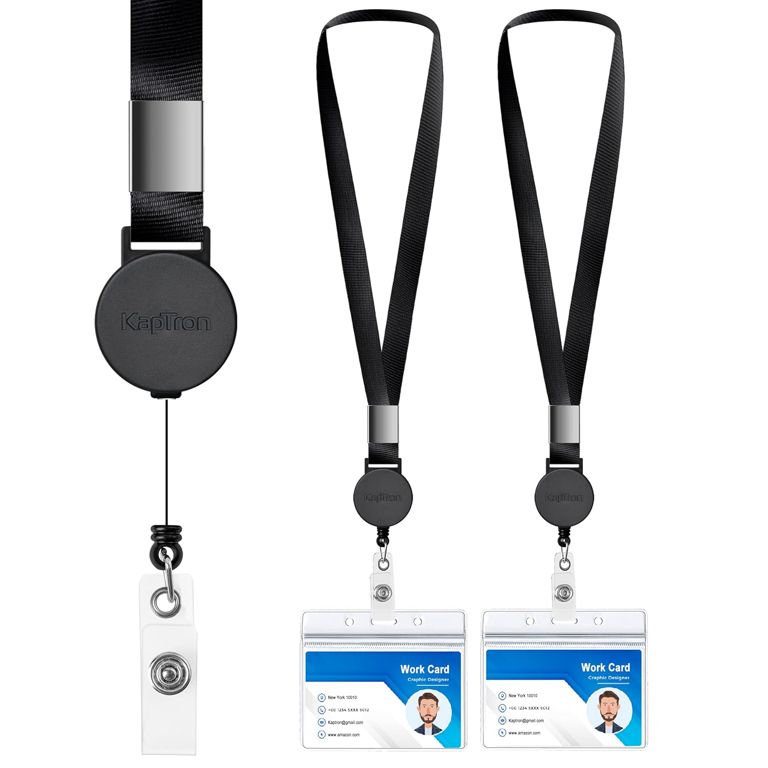 Lanyard With ID Holder 2 Pack 20 Inch Flat Polyester ID Lanyard With lanyard-with-id-holder-2-pack-20-inch-flat-polyester-id-lanyard-with