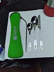 Amazon.com : Tapirus Camp Utensils To Go | 6-piece Portable Set ...