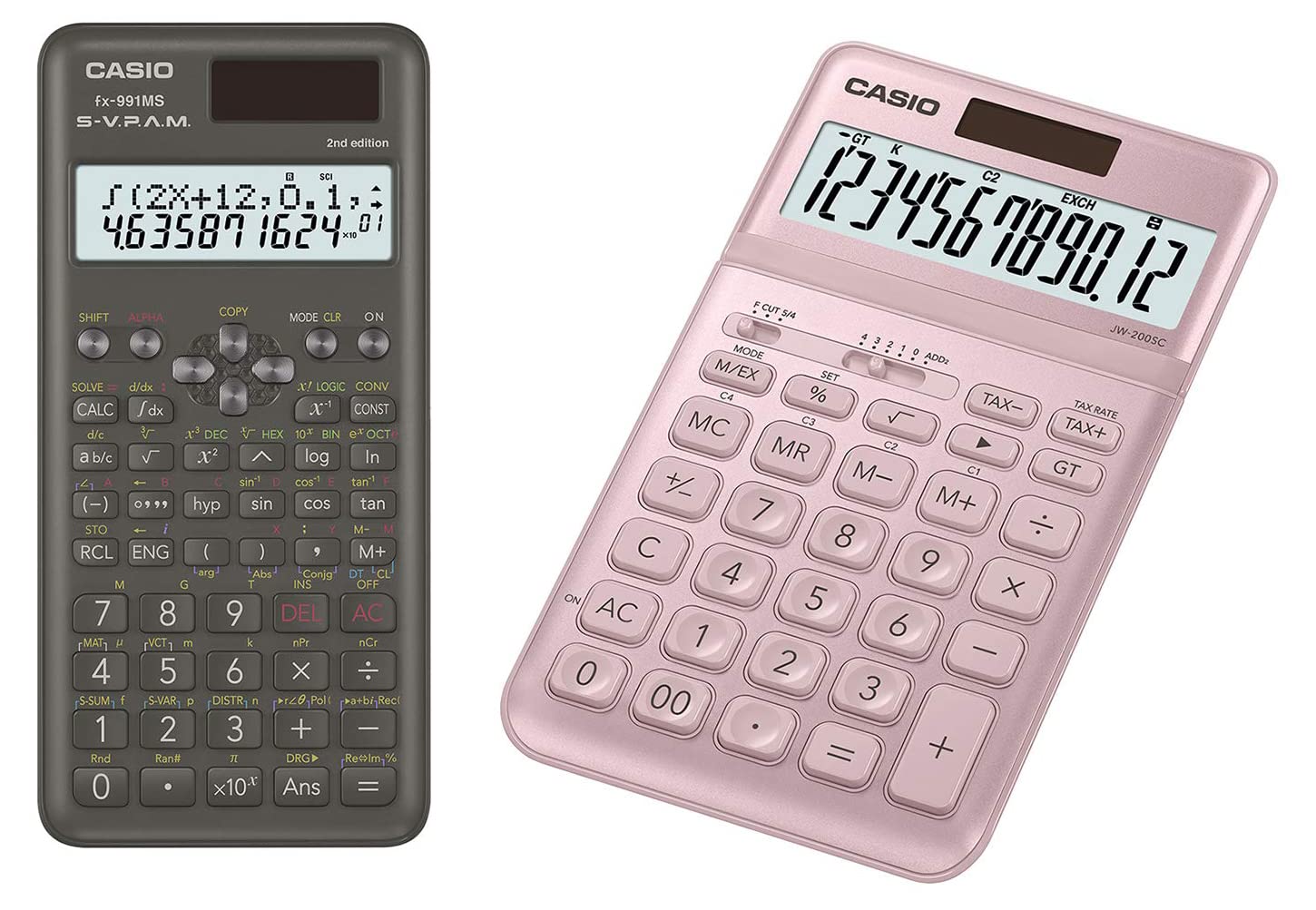 Casio Scientific Calculator & Casio JW-200SC-PK Premium & Stylish ...