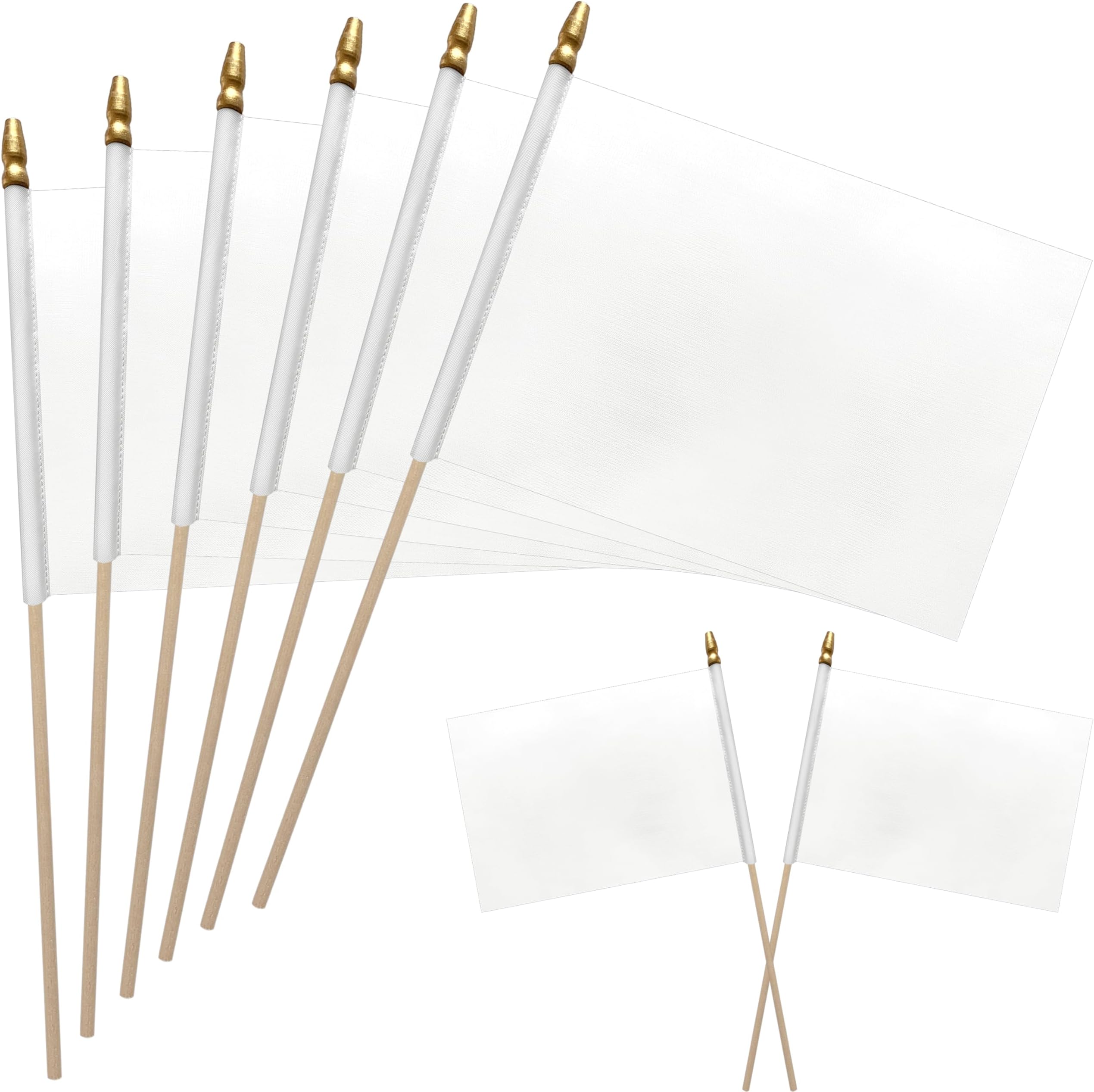 Amazon.com : Solid White (Blank) 12x18in Stick Flag : Patio, Lawn & Garden