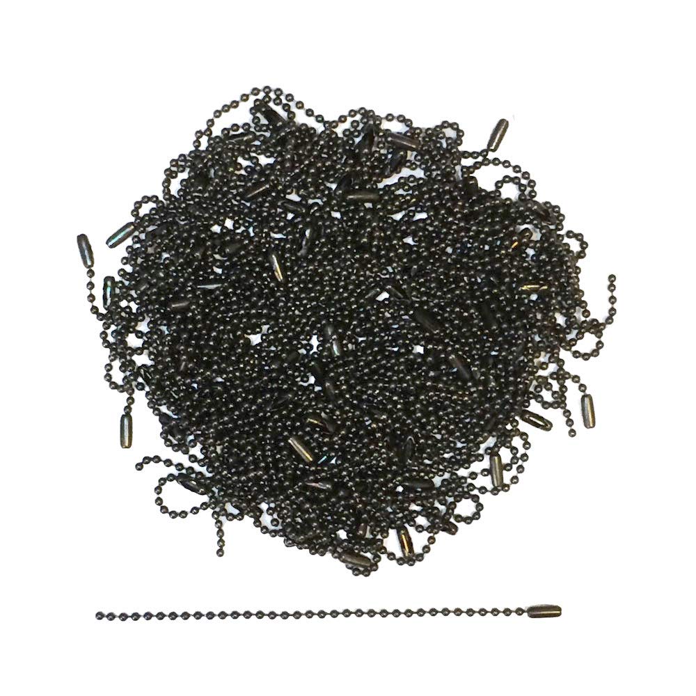 Amazon.com: Made in USA - Ball Chains - Gun Metal - 100-Pack - 4.5 Inch ...