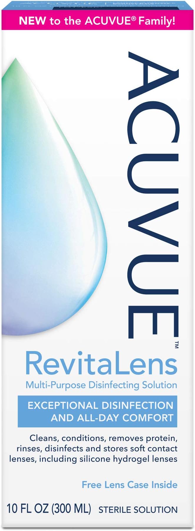 Amazon.com: ACUVUE® RevitaLens Multi-Purpose Disinfecting Solution, 10 ...