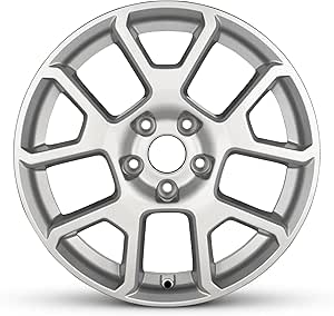 Amazon.com: For 2019-2024 Jeep Renegade 17 Inch Powder Coated Silver ...