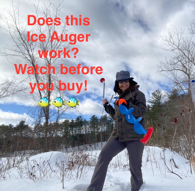 Watch Let's go Ice fishing! EASY & POWERFUL Steel blade Ice Auger! on ...