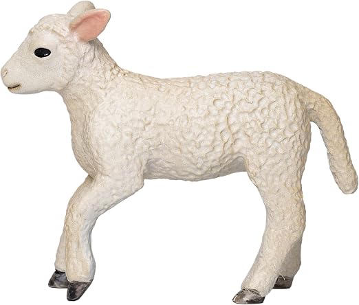 Amazon.com: MOJO Romney Sheep Lamb Running Figurine – Realistic Hand ...
