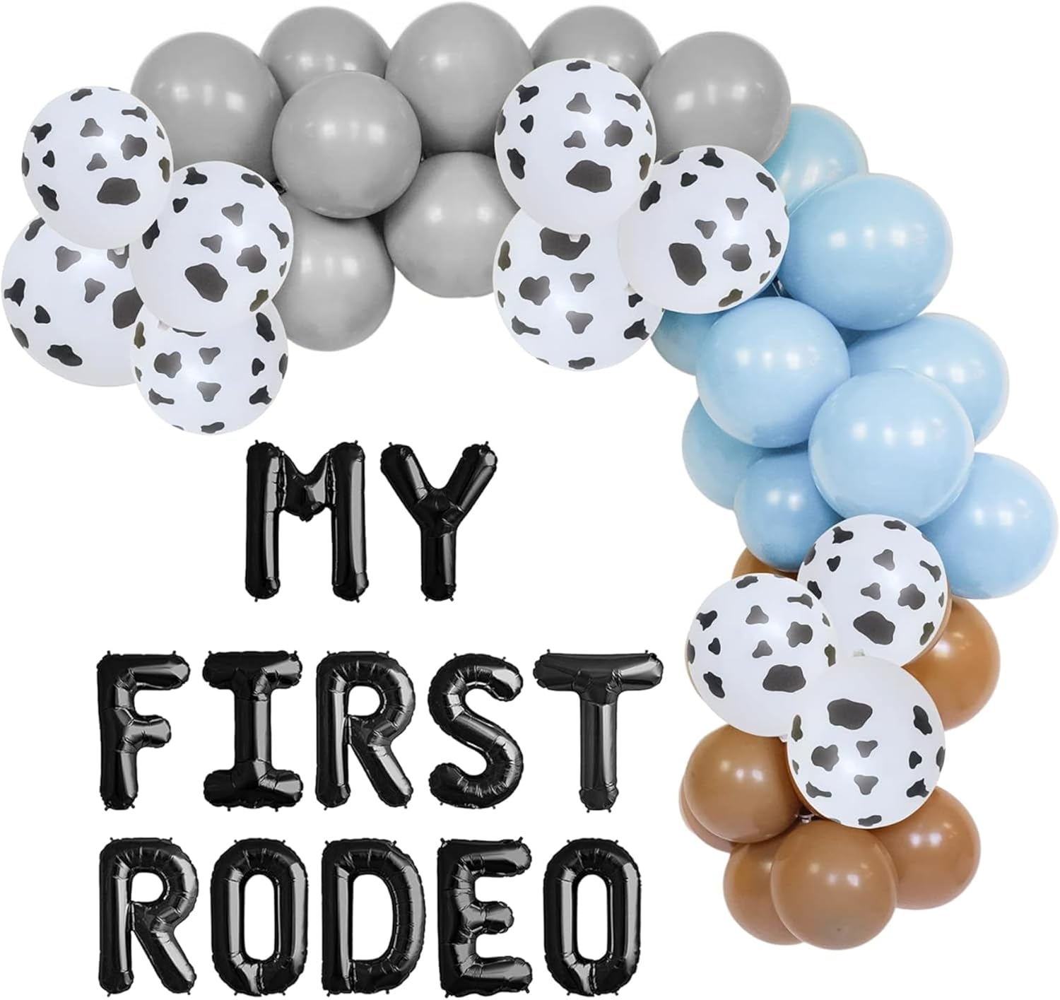Amazon.com: 100% LIKED-First Rodeo Birthday Decorations Boy, My First ...