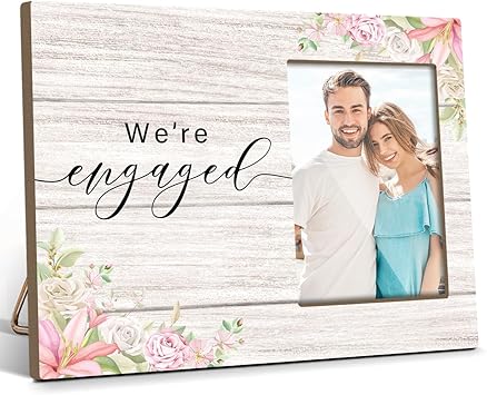 Amazon.com - Engagement Photo Frames, Wedding Frames for Couple ...