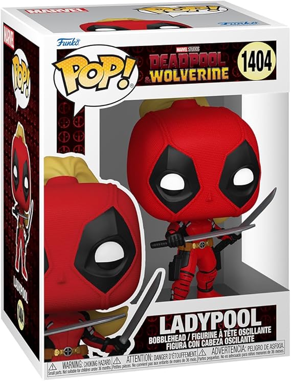 Amazon.com: Funko POP Marvel: Deadpool & Wolverine - Ladypool ...