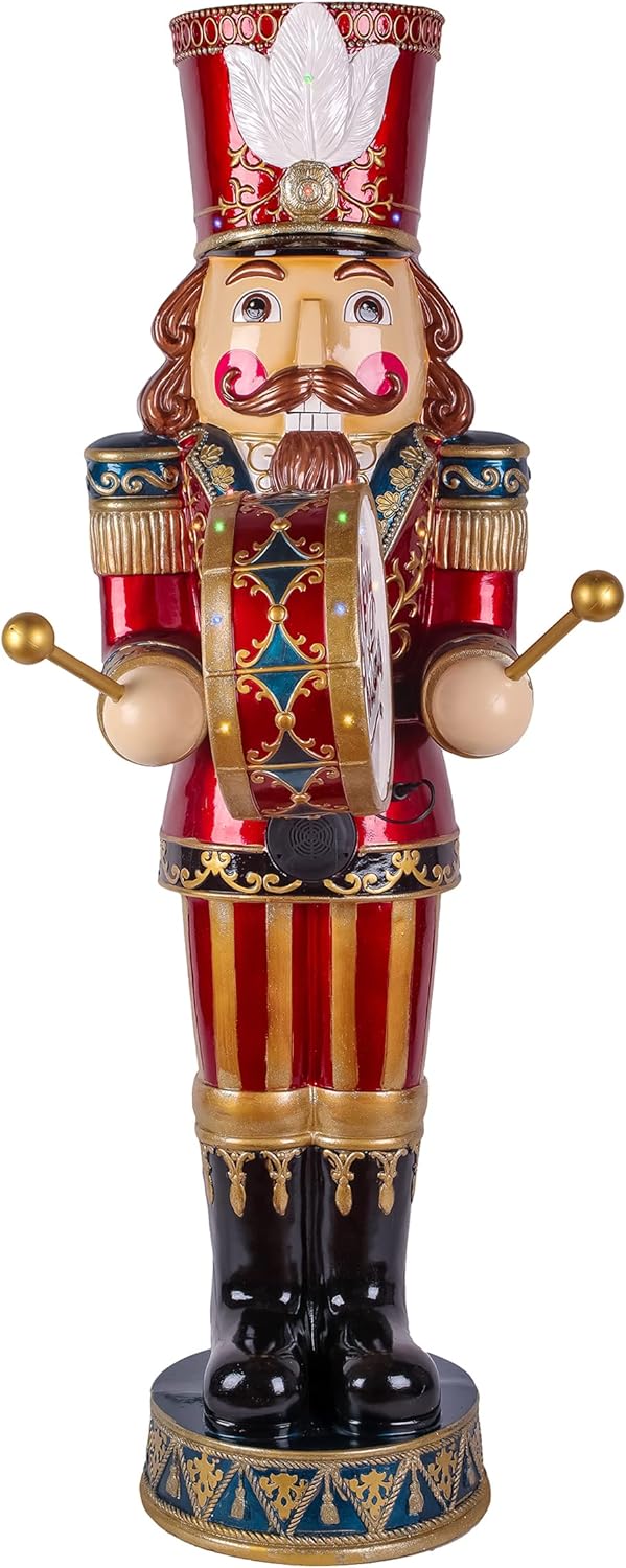 Amazon.com: National Tree Company Pre-Lit Animated Nutcracker Christmas ...