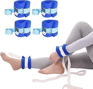 Amazon.com: AUSTYLCO 4Pcs Hospital Patient Medical Restraints Bed Limb ...