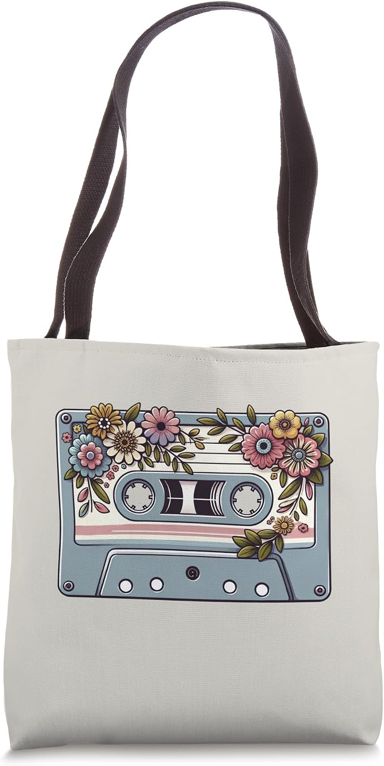 Amazon.com: Aesthetic Cottagecore Flower Cassette Retro 80s Cassette ...