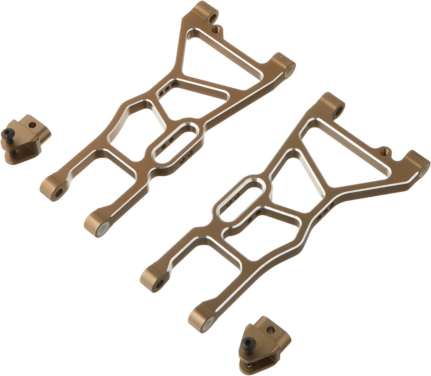 Amazon.com: Redcat Racing 710033 Aluminum Front Lower Suspension Arms ...