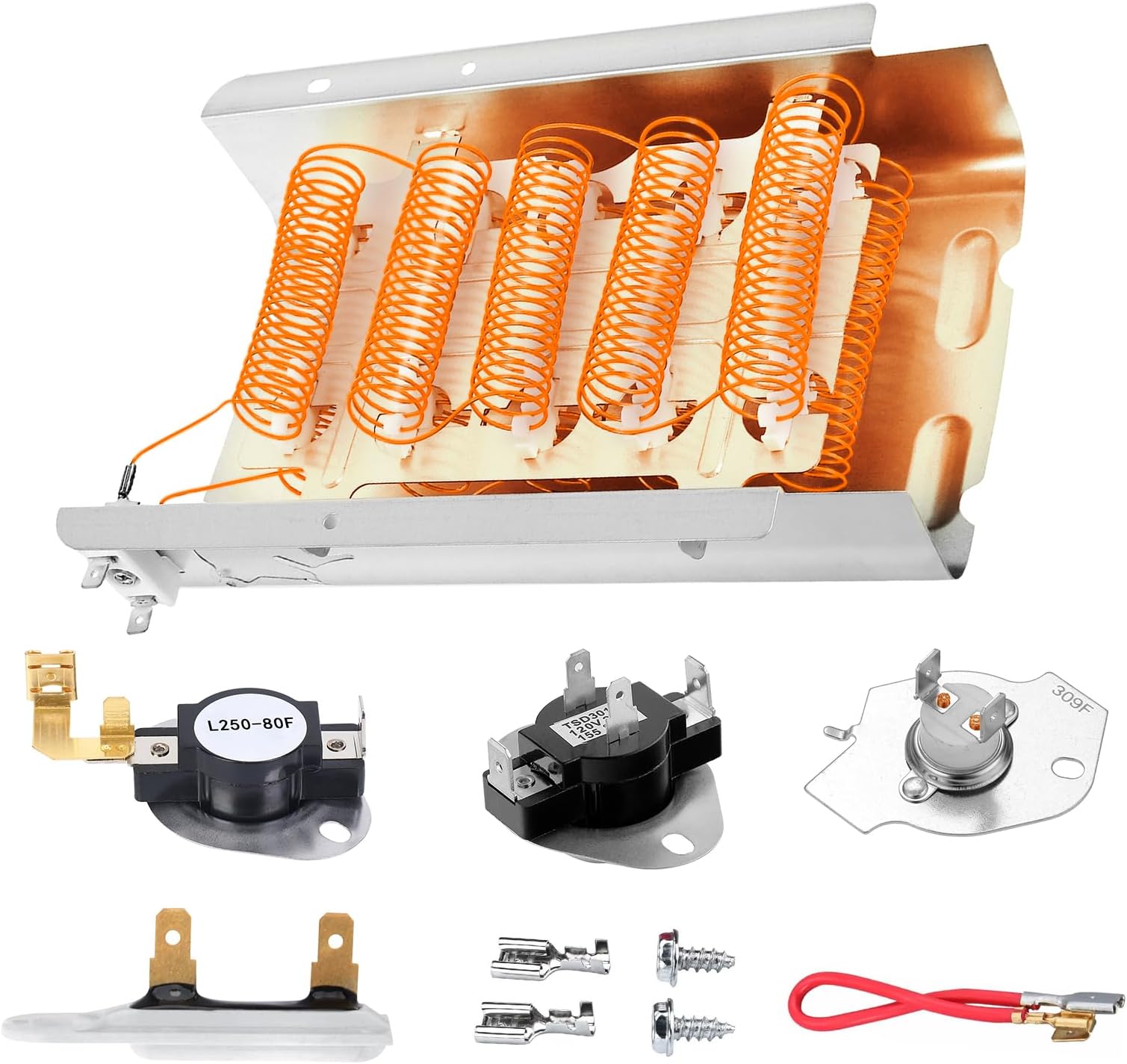 Upgraded 279838 Dryer Heating Element for Whirlpool Kenmore Maytag ...