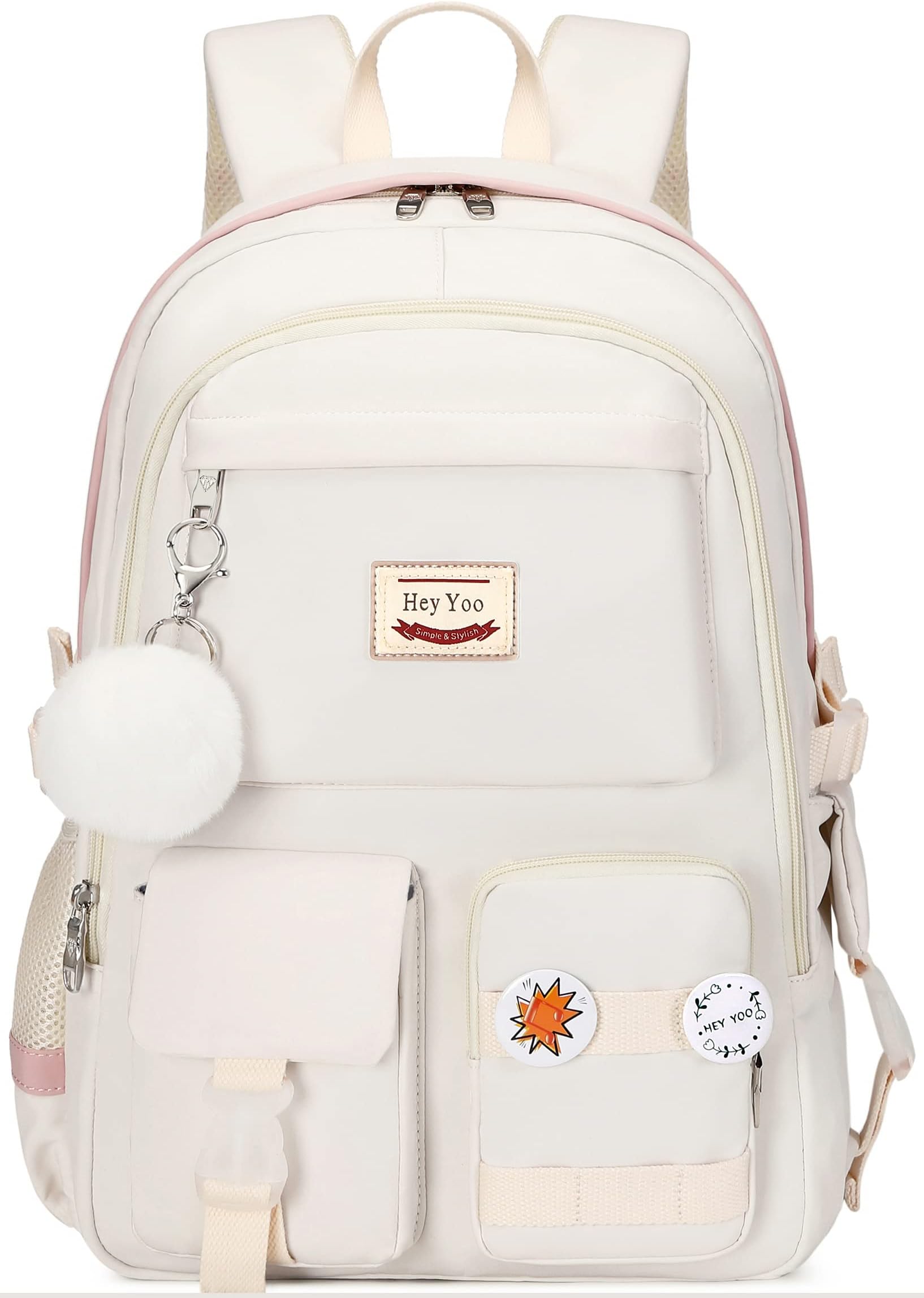 Amazon.com | Hey Yoo Backpack for Girls Bookbag Cute School Bag College ...