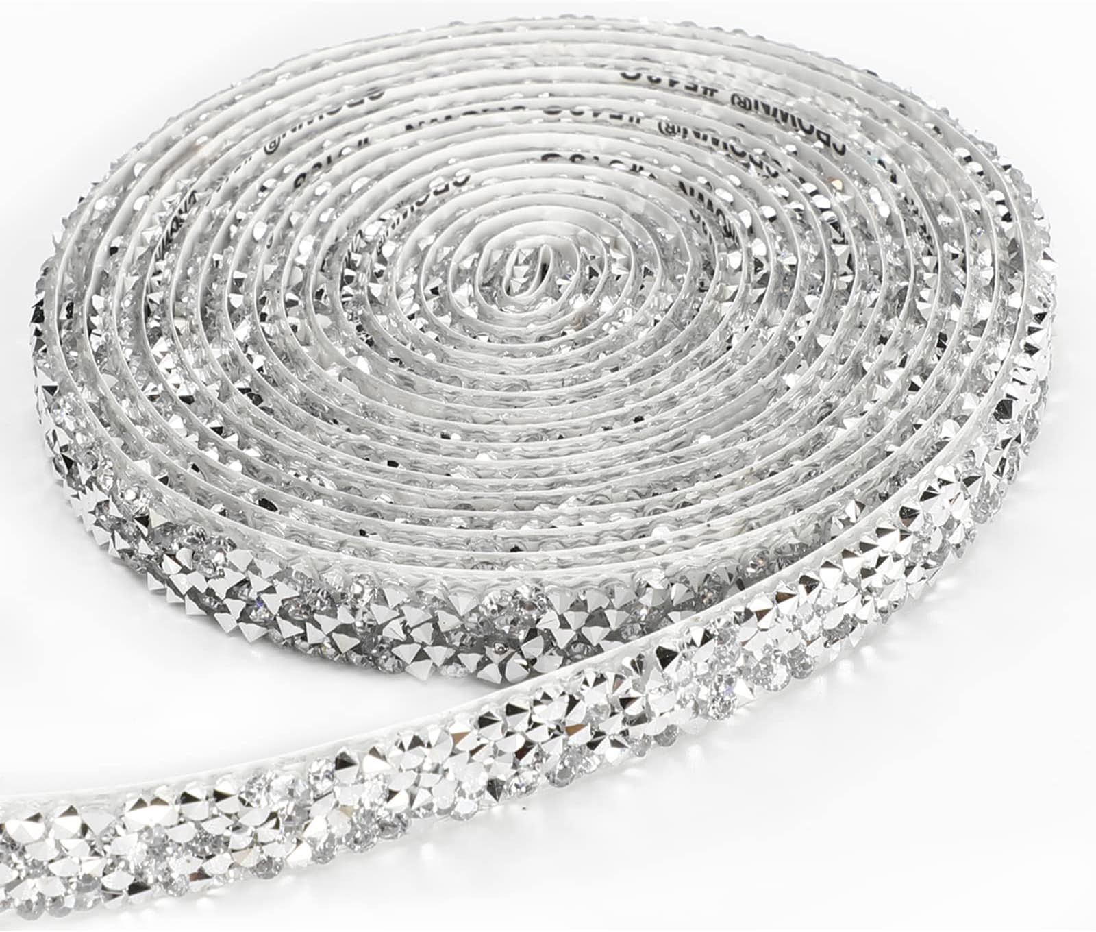 Amazon.com: 4 Rolls Self Adhesive Rhinestone Strips 4 Styles Crystal ...