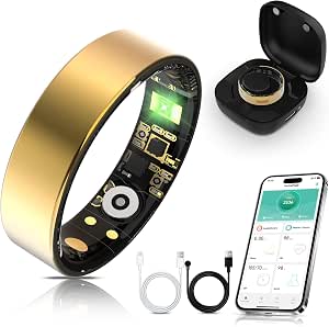 Amazon.com: Othelia Smart Ring for Women Men with Sleep Monitoring ...