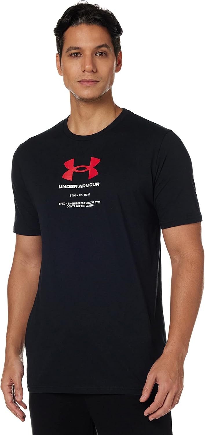 Amazon.com: Under Armour Camiseta de manga corta con símbolo de ...