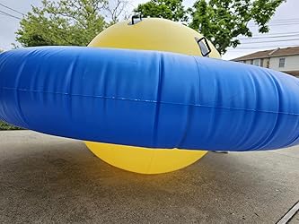 Amazon.com: Costzon Giant Inflatable Dome Rocker Bouncer, 88'' Kids ...