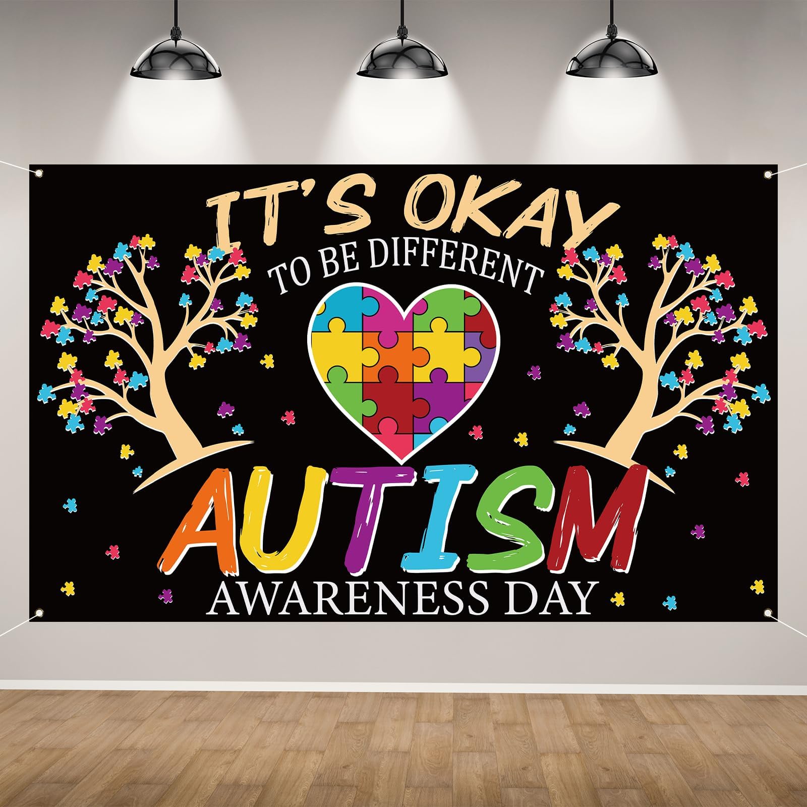 Amazon.com : Autism Awareness Backdrop for Photography Autism Awareness ...