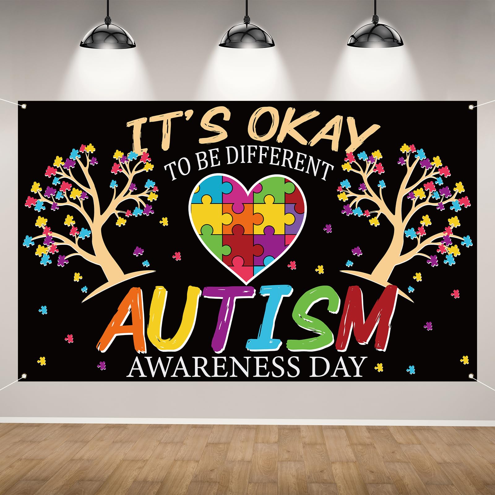 Amazon.com : Autism Awareness Backdrop for Photography Autism Awareness ...