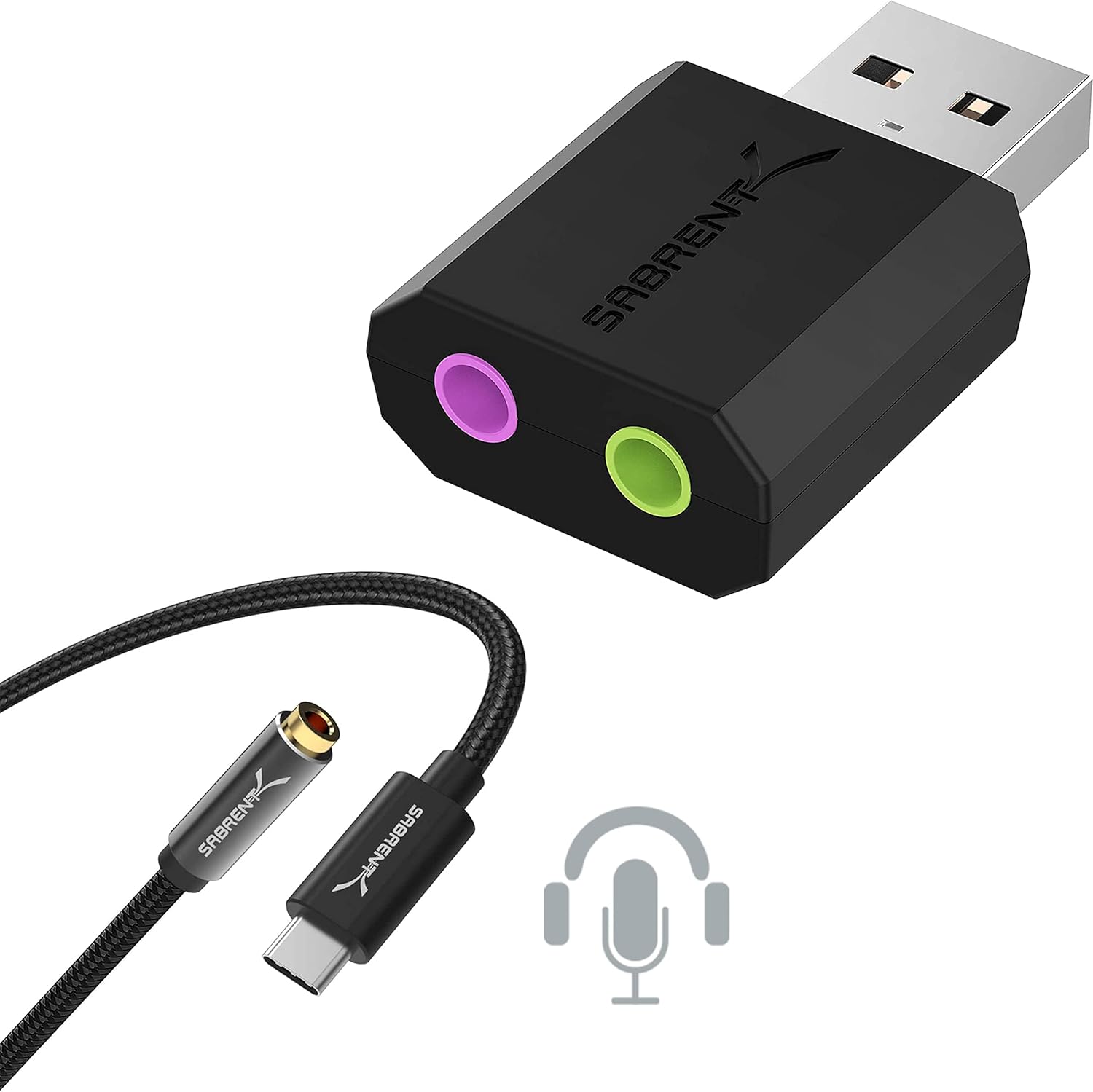 Amazon.com: USB External Stereo Sound Adapter for Windows and Mac with ...