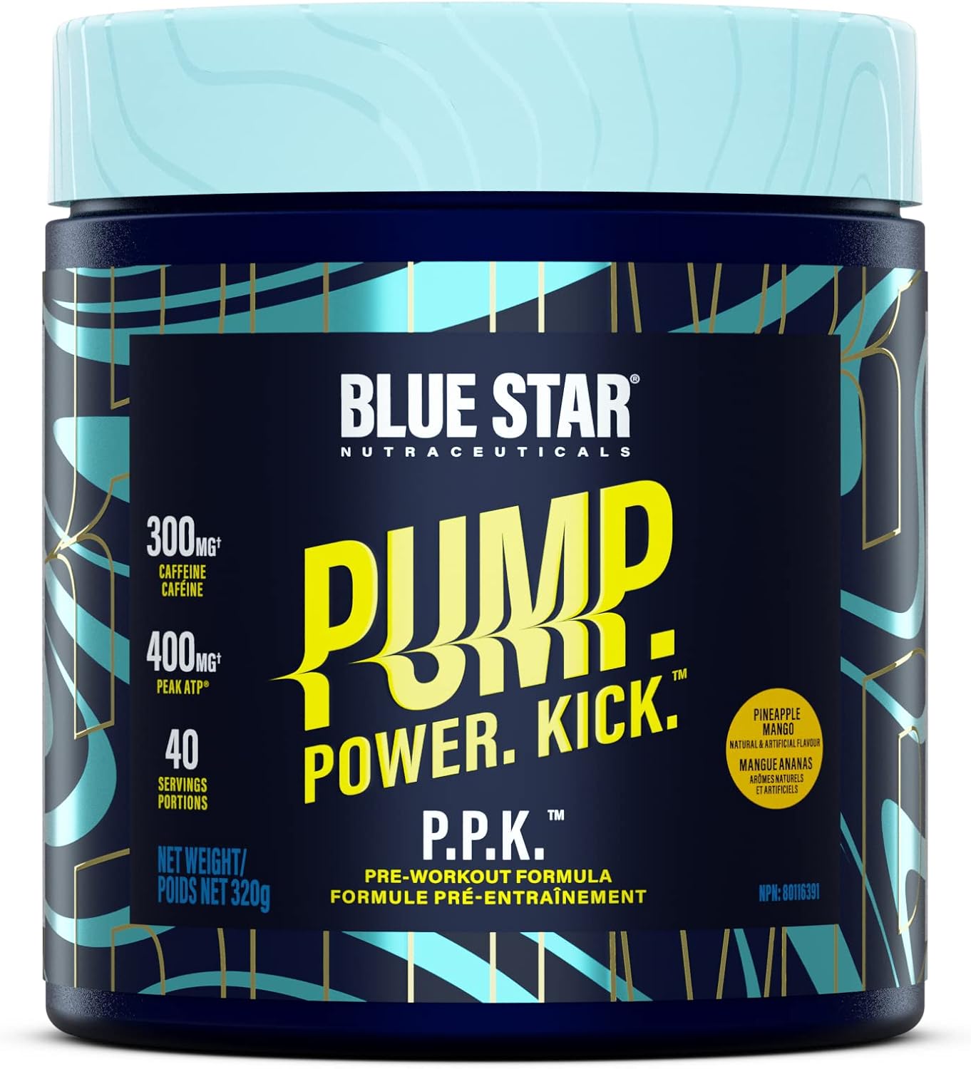 Blue Star Nutraceuticals P.P.K. Pre Workout Supplement - Energy Booster ...
